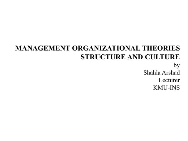 Organizational Theories.pptx