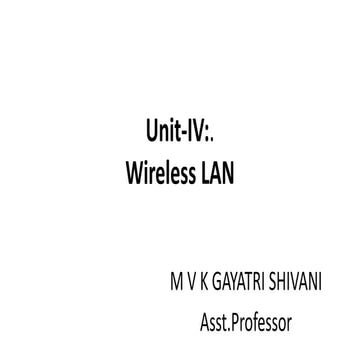 Wireless lan electronics and communication engineering | PPTX ...