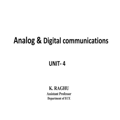Digital Communication Sytems | PPT