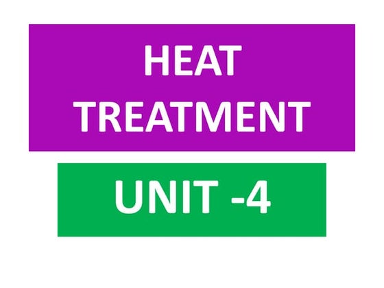 UNIT- IV --HEAT TREATMENT.pptx