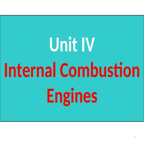 Unit-IV.ppt ic engines used in tractorsf | PPT