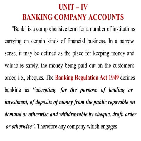 Unit - IV Banking company accountSs.pptx