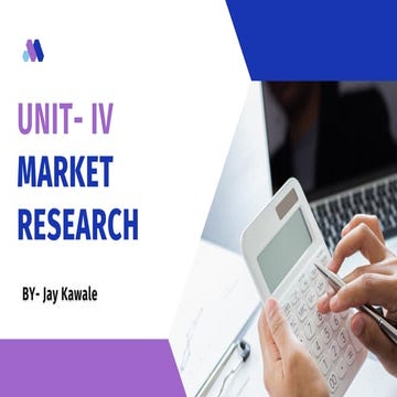 Market Research BBA NOTES | PDF