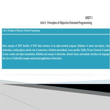 POP vs OOP Introduction | PPTX