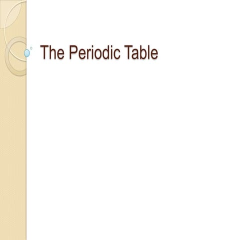 Unit the periodic table2 | PPTX