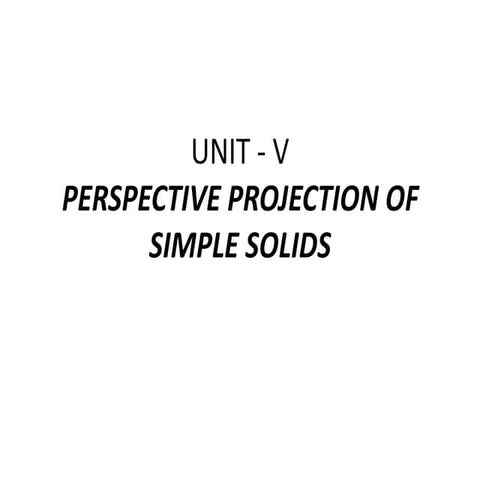 Lesson 13-perspective-projection | PPT