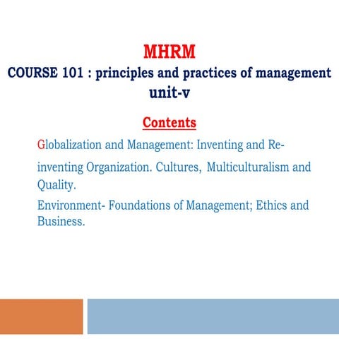 Sub: Principles of Management unit-v.pptx
