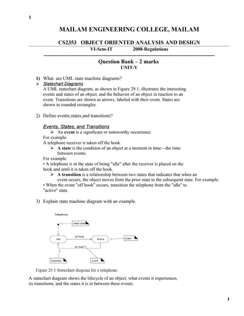 Unit i-ooad-notes-revised | PDF