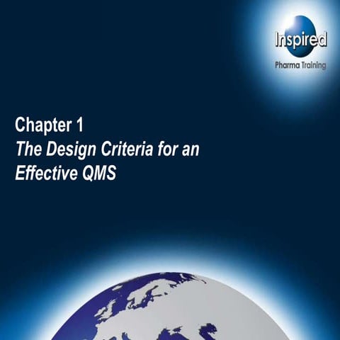 The design criteria for an effective qms | PPTX