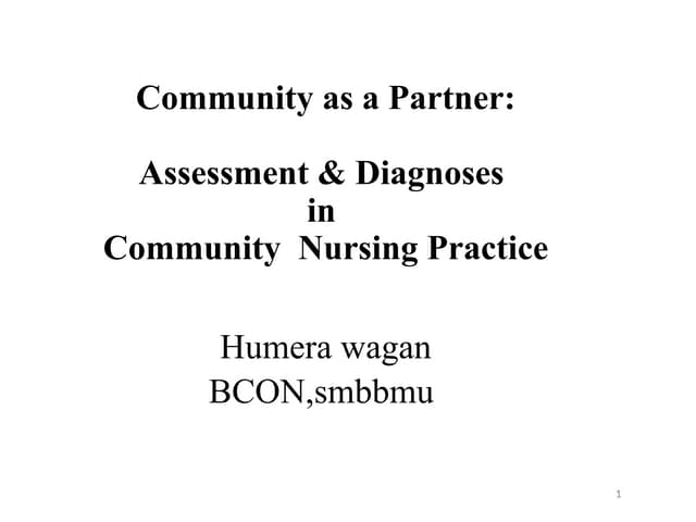 Identifying community health problem | PDF