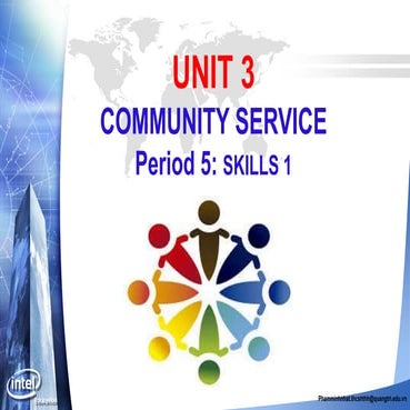 Unit 03 community service skills 1 | PPT
