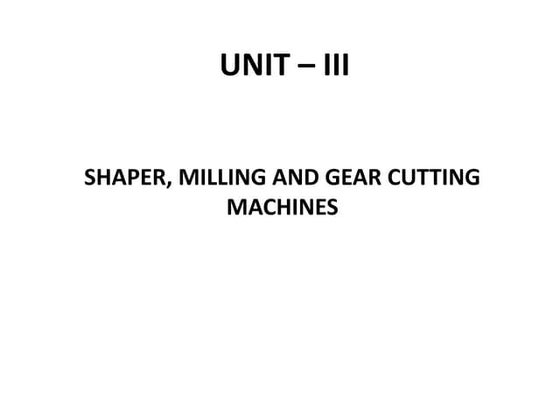 CNC MILLING Operations | PPT