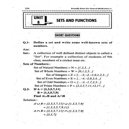 Unit08 sets-and-functions | PDF