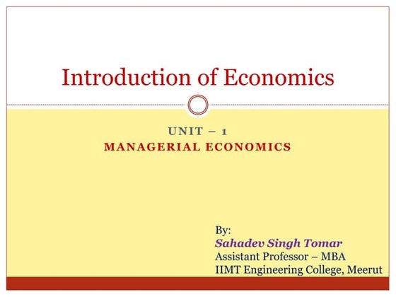 Ch. 1 micro and macro economics | PPTX | Business | Business and Finance