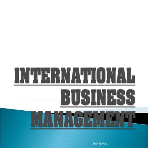 international business | PPT
