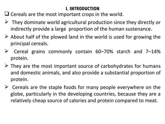 Strucuture of cereal grains and legumes | PPT