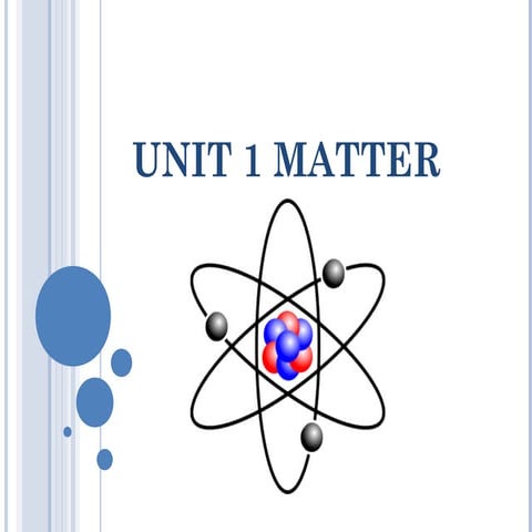 Unit 1: Matter | PPT