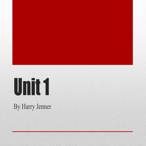 Unit 1 | PPT