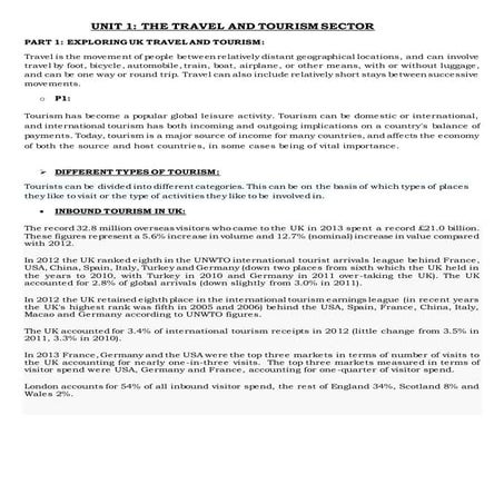 Unit 1 | DOCX | Europe Travel | Travel Locations