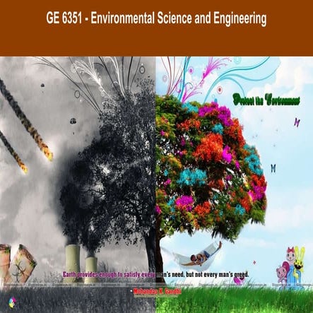 Human population and the environment