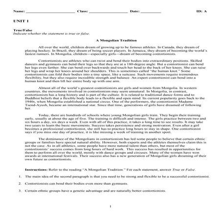 Unit 1 | PDF | Soccer | Sports