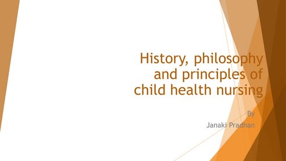 INTRODUCTION TO CHILD HEALTH | PPT