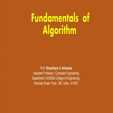 Fundamental Of Algorithms Ppt Programming Languages Computing 4266