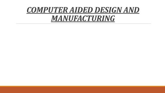 computer aided design | PPT