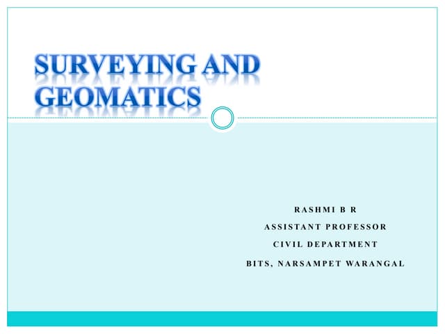 Surveying instruments with their uses | PPTX