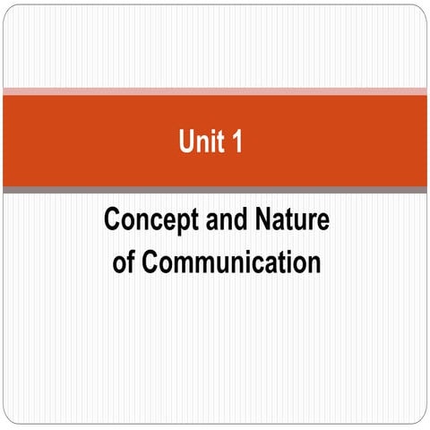 Unit 1 | PPT