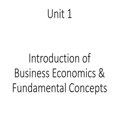 Unit 1 | PPT
