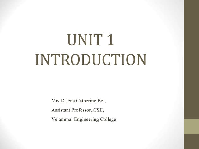 Compiler Design Unit 1 Ppt Programming Languages Computing 4745