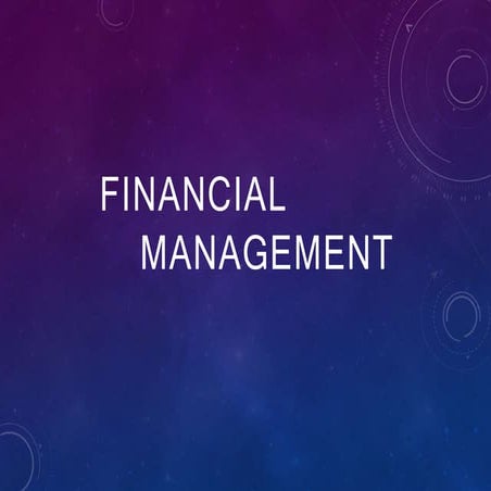 Financial Management-2 | PPTX