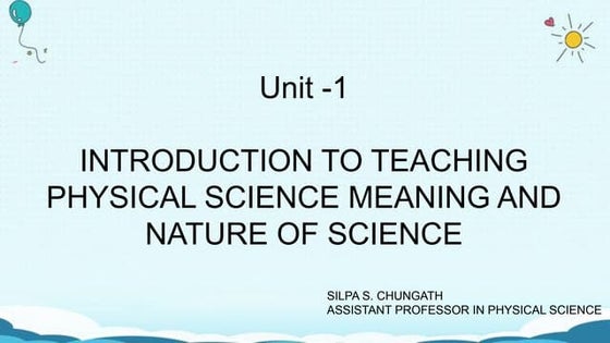 Physical science | PPTX