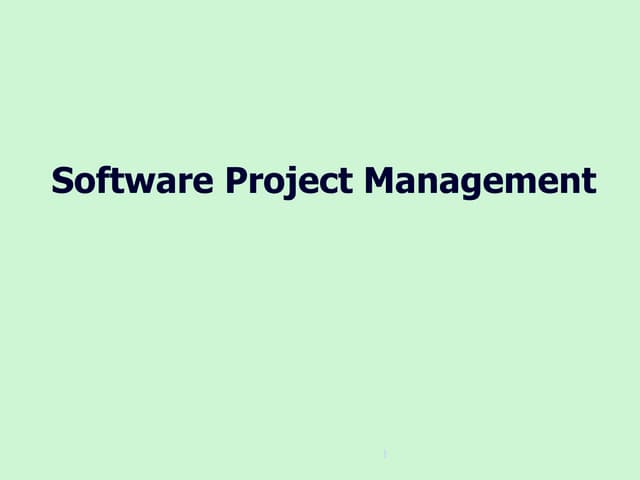Software Project Managementunit 1 Ppt Ppt Computer Software And Applications Computing
