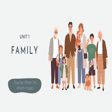 Unit 1_Family and relatives IELTS FOUNDATION | PPT