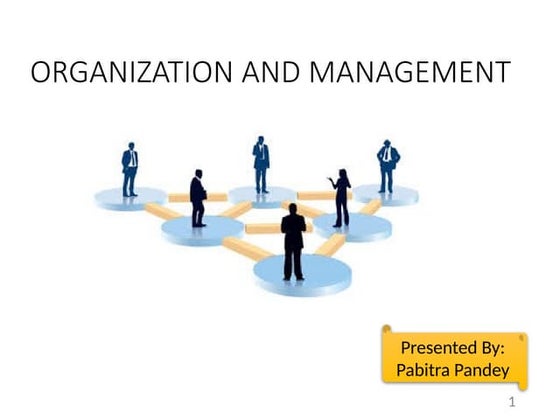 Organizing in management | PPT