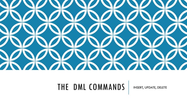DML Commands in Database Management System.pptx DML Commands in Database Management System.pptx