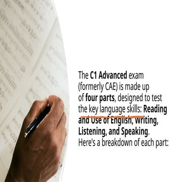 SPEAKING STRATEGIES for CAE C1 ADVANCED .pptx