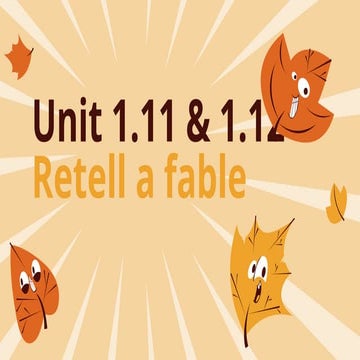 fable fun way to read story english lesson | PPTX