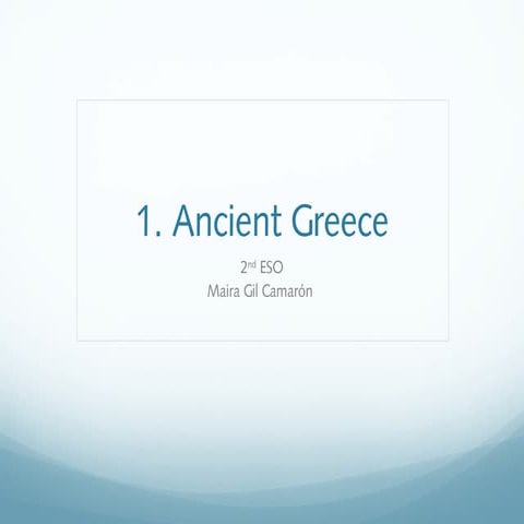 Unit 1 - Ancient Greece | PPT