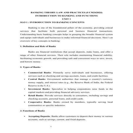 UNIT 1 - BANKING THEORY LAW AND PRACTICE.docx