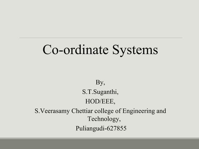 spherical coordinates system | PPT
