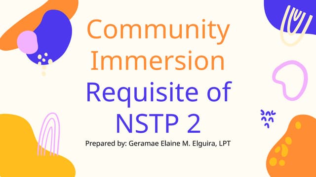 Topic 1 - Concepts and Principles of Community Immersion.pptx