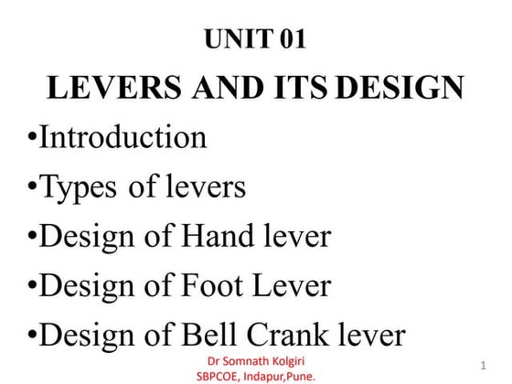 machine design Introduction unit-1 | PPT