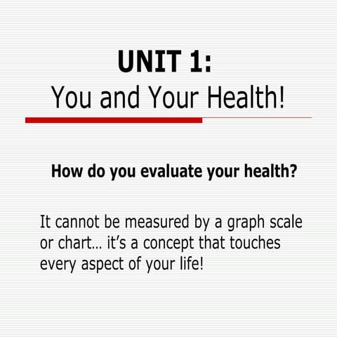 Unit1 Health Book | PPT