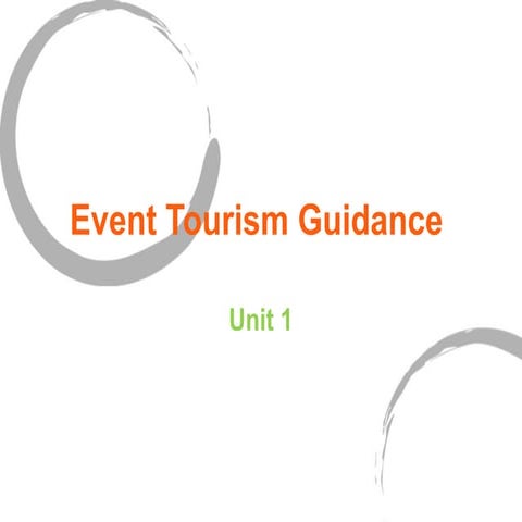 Relationship between event and tourism | PPTX