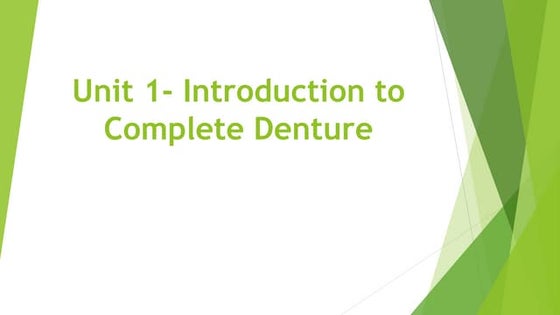 clinical & laboratory step in complete denture | PPTX