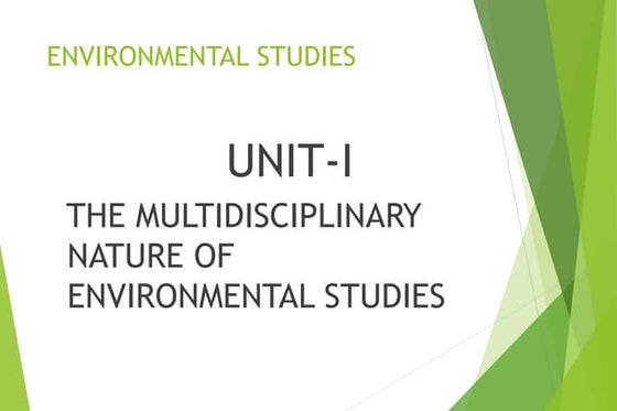 Definition, scope and Importance of environment science | PPT