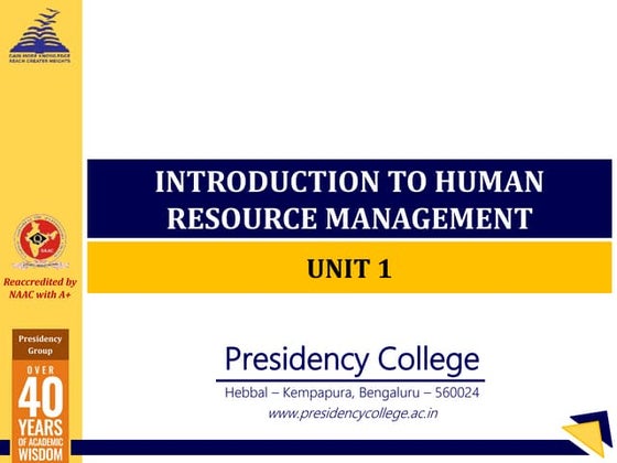 ERP Human Resources Module | PPT